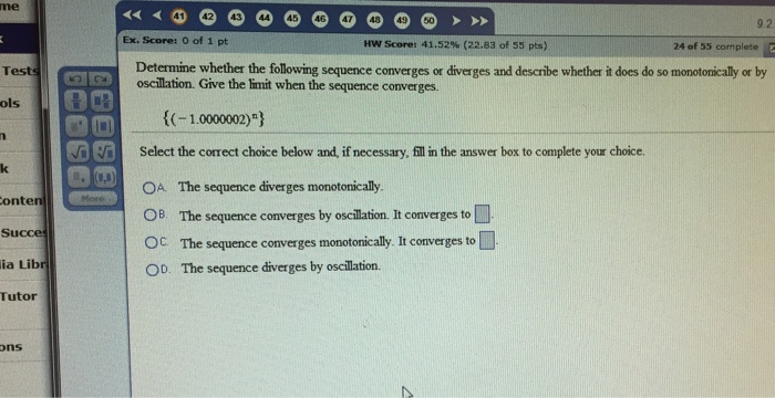 Solved Determine whether the following sequence converges or | Chegg.com Solved Determine whether the following sequence converges or | Chegg.com