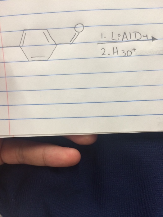 Solved LiAlD4 H3O+ | Chegg.com