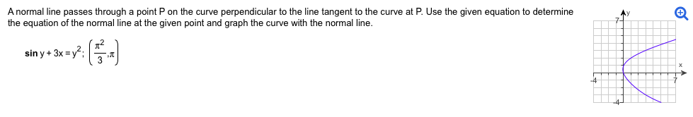 Solved A normal line passes through a point P on the curve | Chegg.com