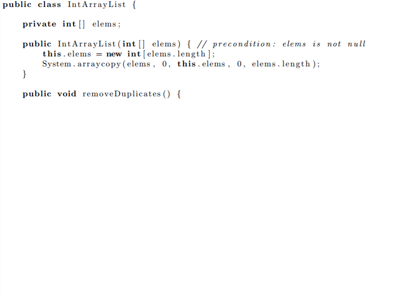 Solved Question 2 (15 marks) For the partial implementation | Chegg.com