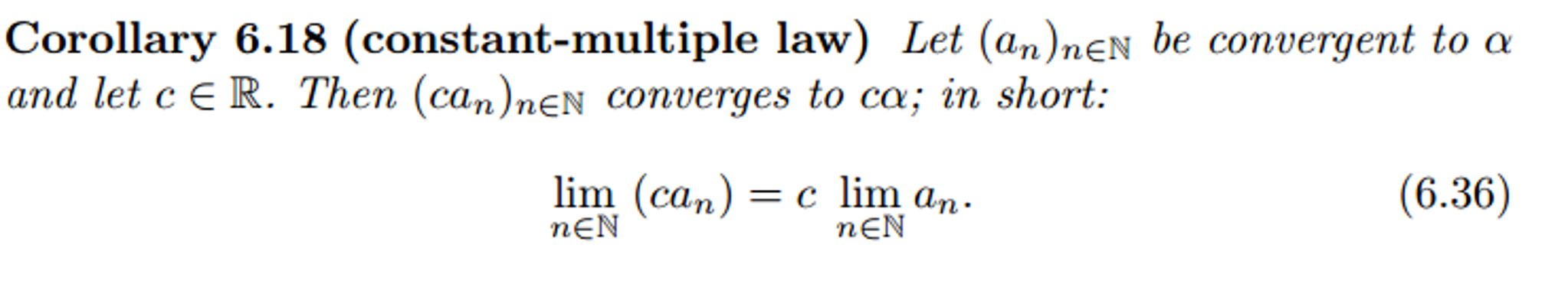 Solved Prove Corollary 6.18 directly, using the definition | Chegg.com