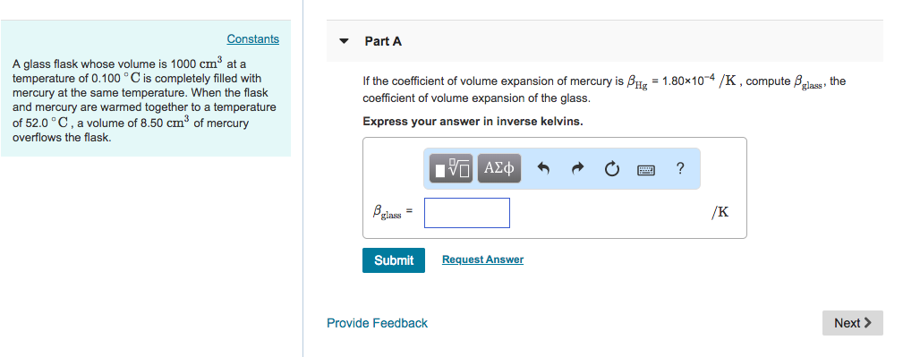 Solved Constants Part A A cylindrical tank has a | Chegg.com
