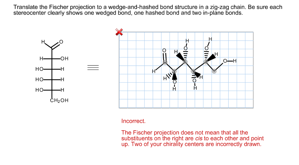 Solved Translate the Fischer projection to a | Chegg.com