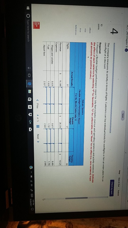 Solved ACC 219 Chapter 9 Help Save & Exit Submit 4 Vulcan | Chegg.com