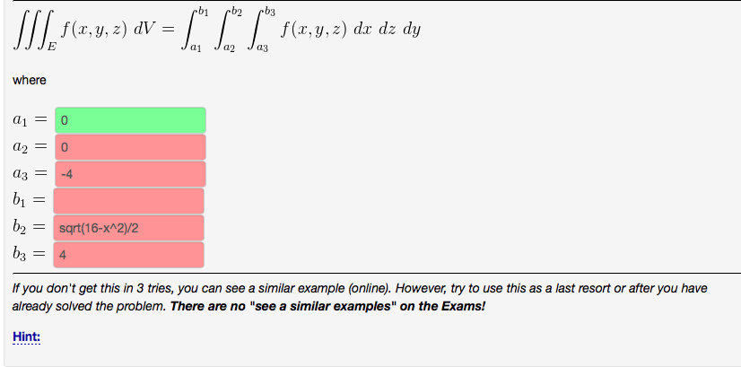Solved Express the integral f(x, y, z) dV as an iterated | Chegg.com