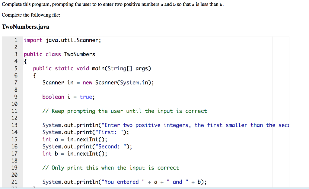 Solved Complete This Program Prompting The User To To Enter Chegg Solved Complete This Program Prompting The User To To Enter Chegg