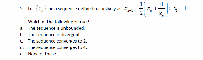 Solved Let {x_n} be a sequence defined recursively as: x_n + | Chegg.com Solved Let {x_n} be a sequence defined recursively as: x_n + | Chegg.com