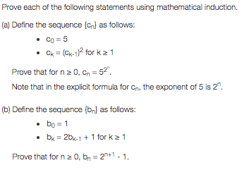 Solved Prove each of the following statements using | Chegg.com