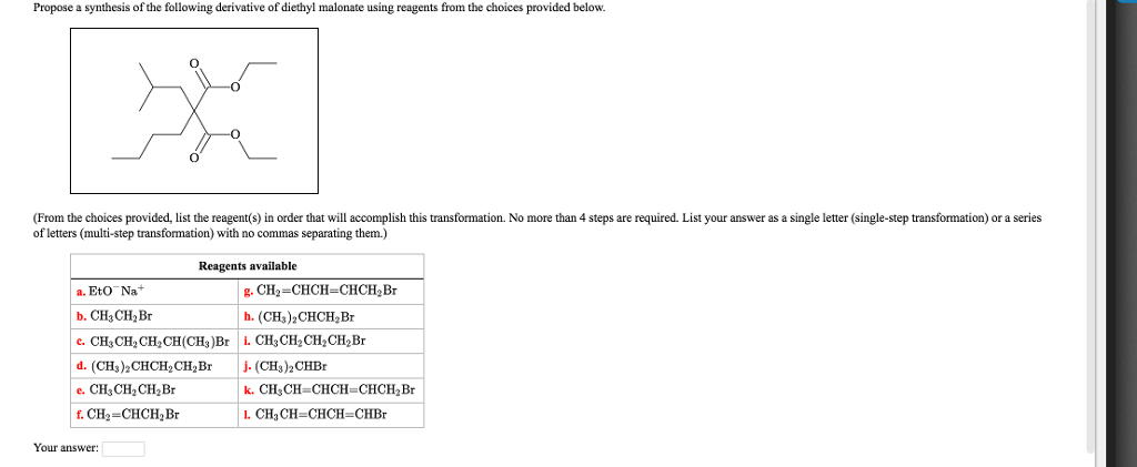Solved Propose a synthesis of the following derivative of | Chegg.com