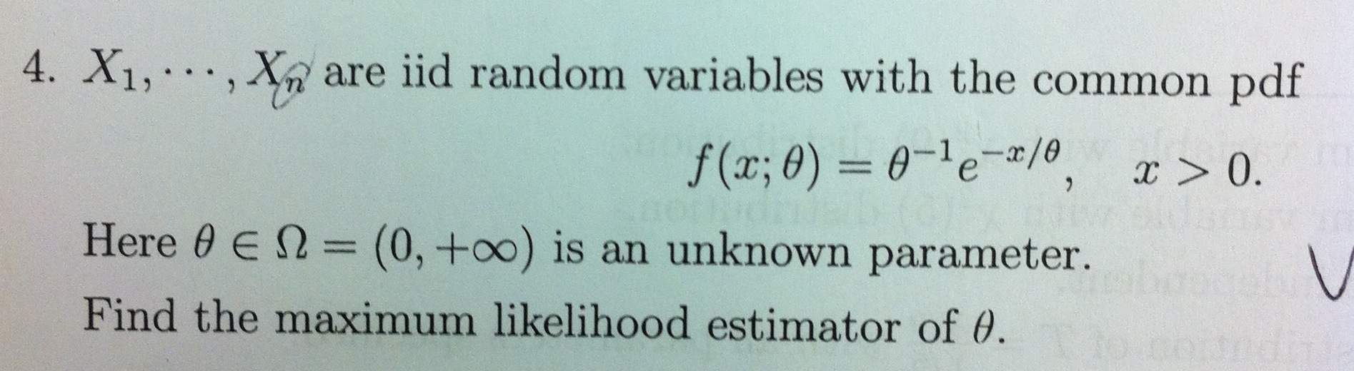 Solved X1, ..., Xn are iid random variables with the common | Chegg.com