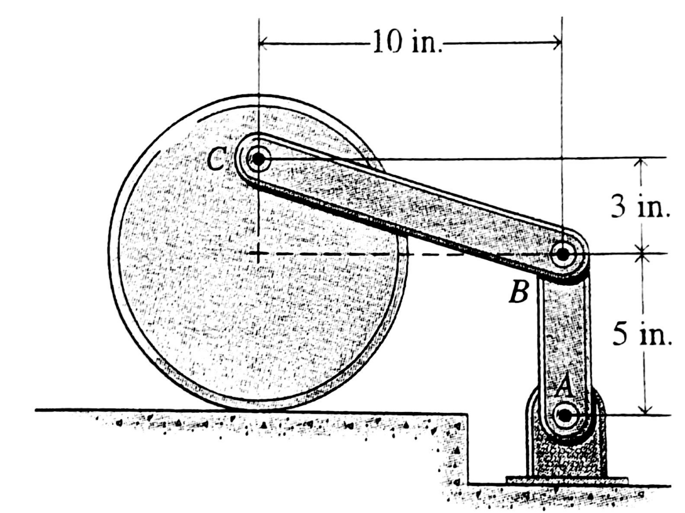 Solved the wheel shown rolls without slipping on the | Chegg.com