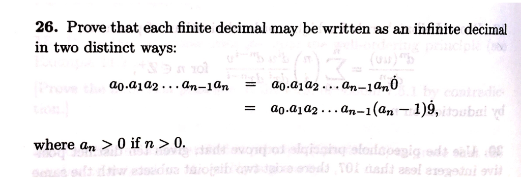Solved 26. Prove that each finite decimal may be written as | Chegg.com