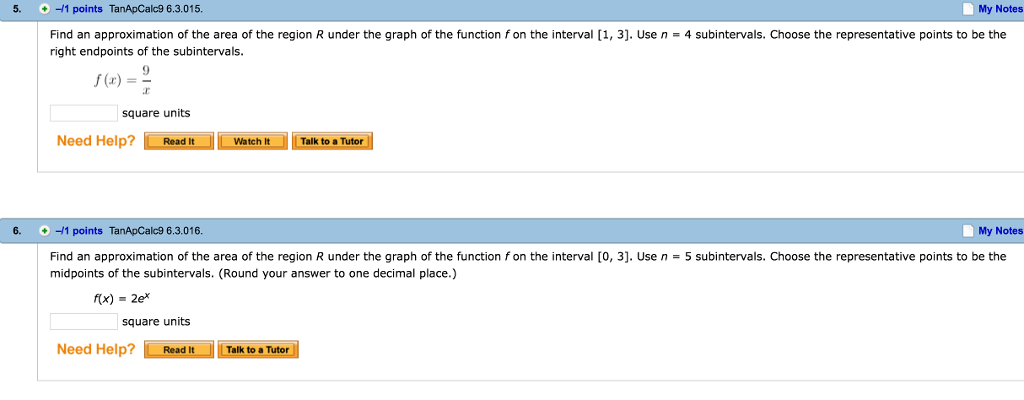 Solved Find an approximation of the area of the region R | Chegg.com