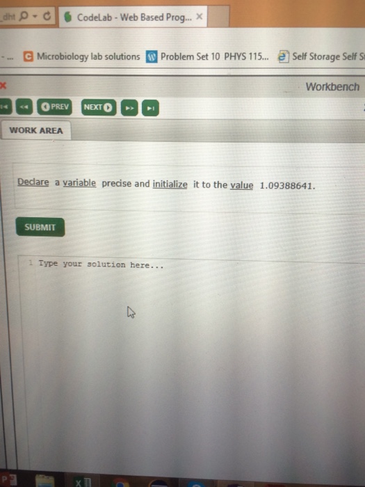 Solved dht p C CodeLab Web Based prog x G Microbiology lab | Chegg.com