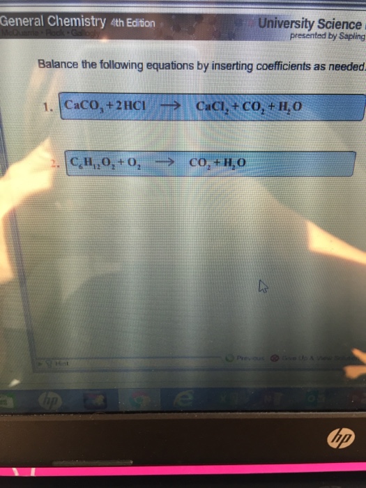 Solved Balance the following equations by inserting | Chegg.com