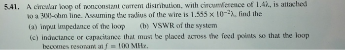 Solved A circular loop of nonconstant current distribution, | Chegg.com