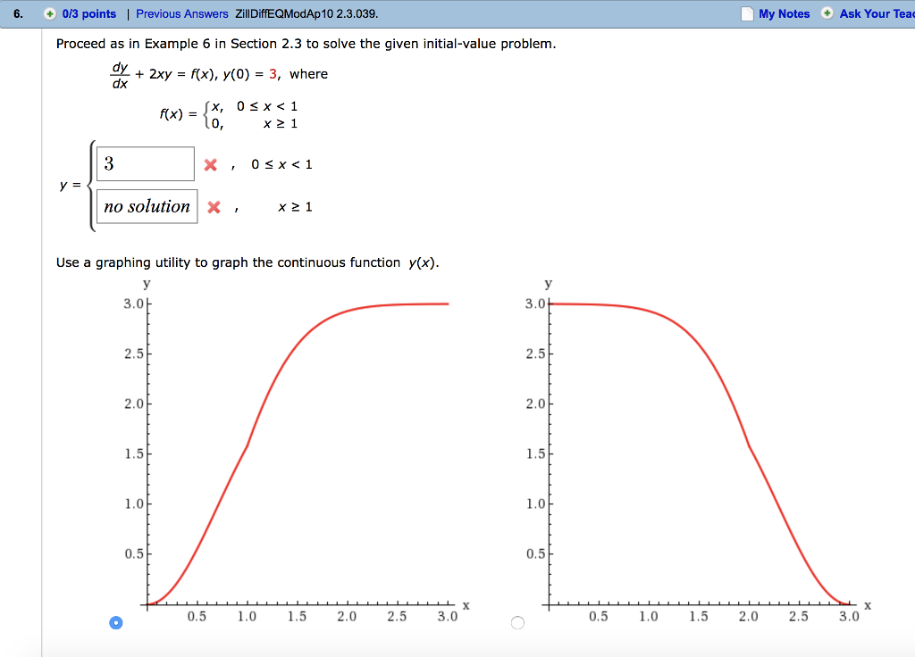 Solved Proceed As In Example 6 In Section 23 To Solve The