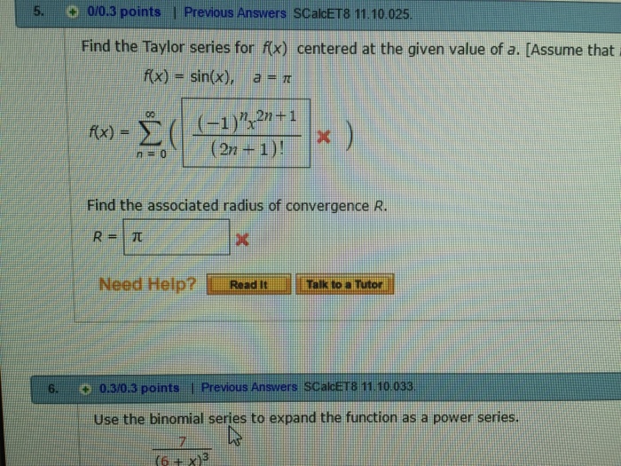 Solved Find the Taylor series for f(x) centered at the given | Chegg.com