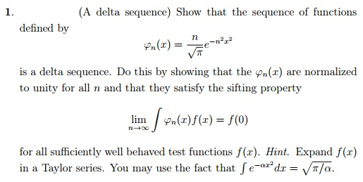Solved Show that the sequence of functions defined by phi_n | Chegg.com