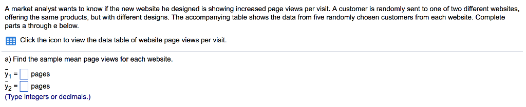 Solved Website1 Website2 6 10 13 3 | Chegg.com