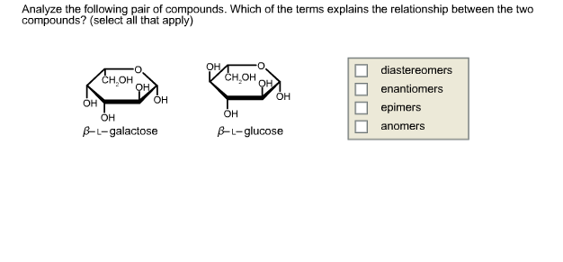 Solved Analyze the following pair of compounds. Which of the | Chegg.com