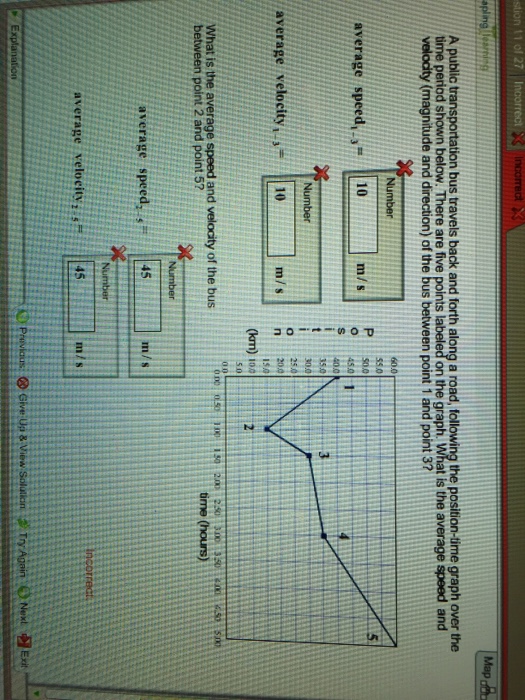 Solved A public transportation bus travels back and forth | Chegg.com