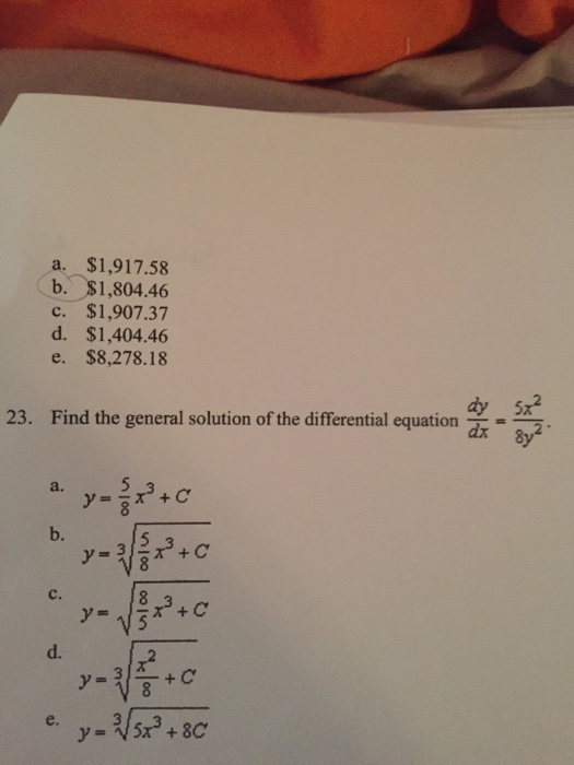Solved Find the general solution of the differential | Chegg.com