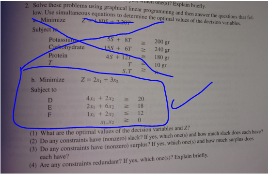 Graph the problem using the Graphical L.P. | Chegg.com
