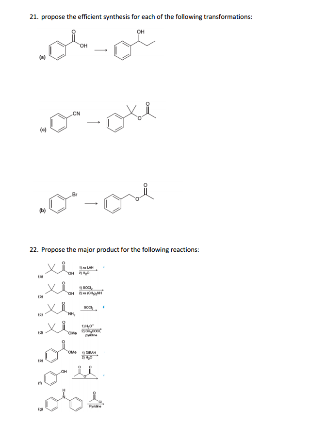 Solved Propose the efficient synthesis for each of the | Chegg.com Solved Propose the efficient synthesis for each of the | Chegg.com