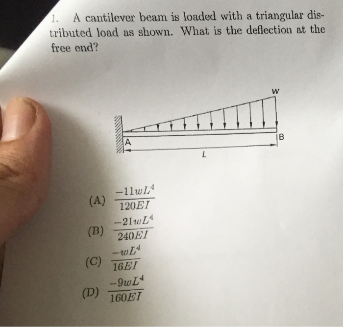 Cantilever Beam Triangular Load - vrogue.co Cantilever Beam Triangular Load - vrogue.co