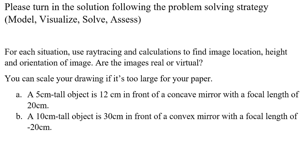 Solved Please turn in the solution following the problem | Chegg.com