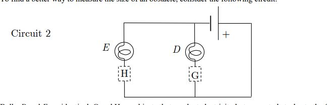 Solved Circuit 2: If the alligator clips are moved so | Chegg.com