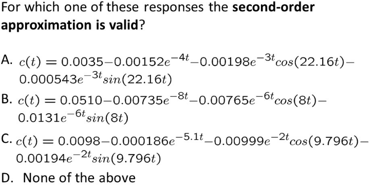 Solved For Which One Of These Transfer Functions The