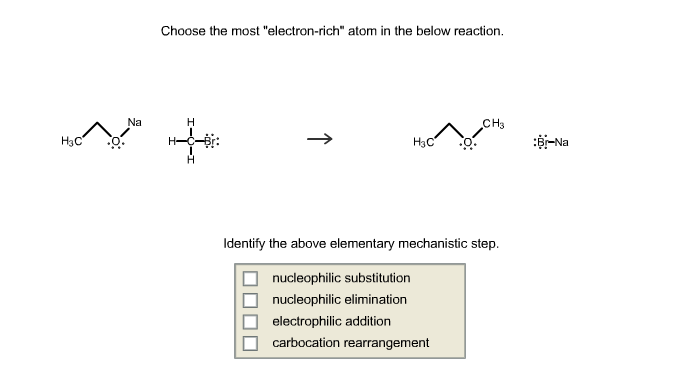 Solved Choose the most "electron-rich" atom in the below | Chegg.com