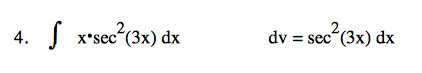 Solved A function u or dv is given. Find the piece u or dv | Chegg.com