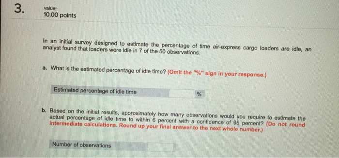 Solved In an initial survey designed to estimate the | Chegg.com
