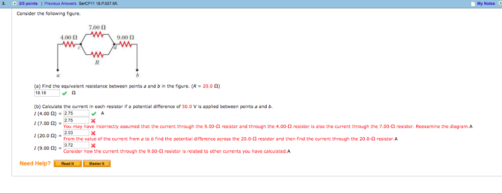 Solved 3 215 Points Previous Answers Sercp11 18 P 007 M