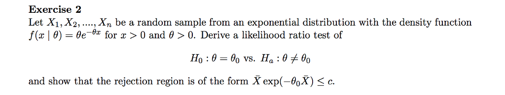 Solved Let X1, X2, ...., Xn be a random sample from an | Chegg.com