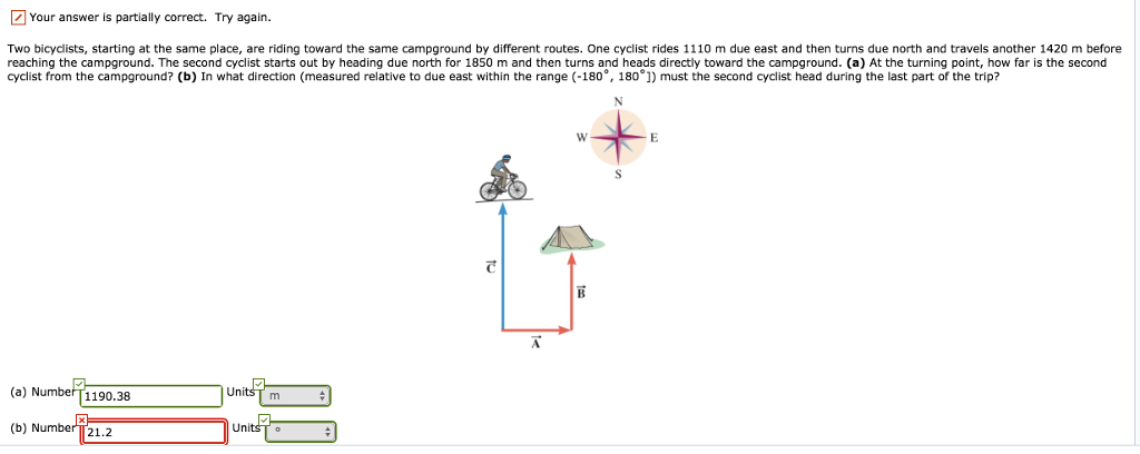 Solved Two bicyclists, starting at the same place, are | Chegg.com