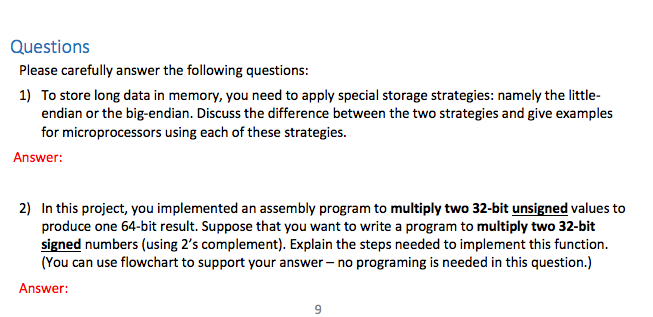 Long Answer Question