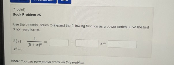 Solved Sec8.7: Problem 3 Previous Problem List Next (1 | Chegg.com