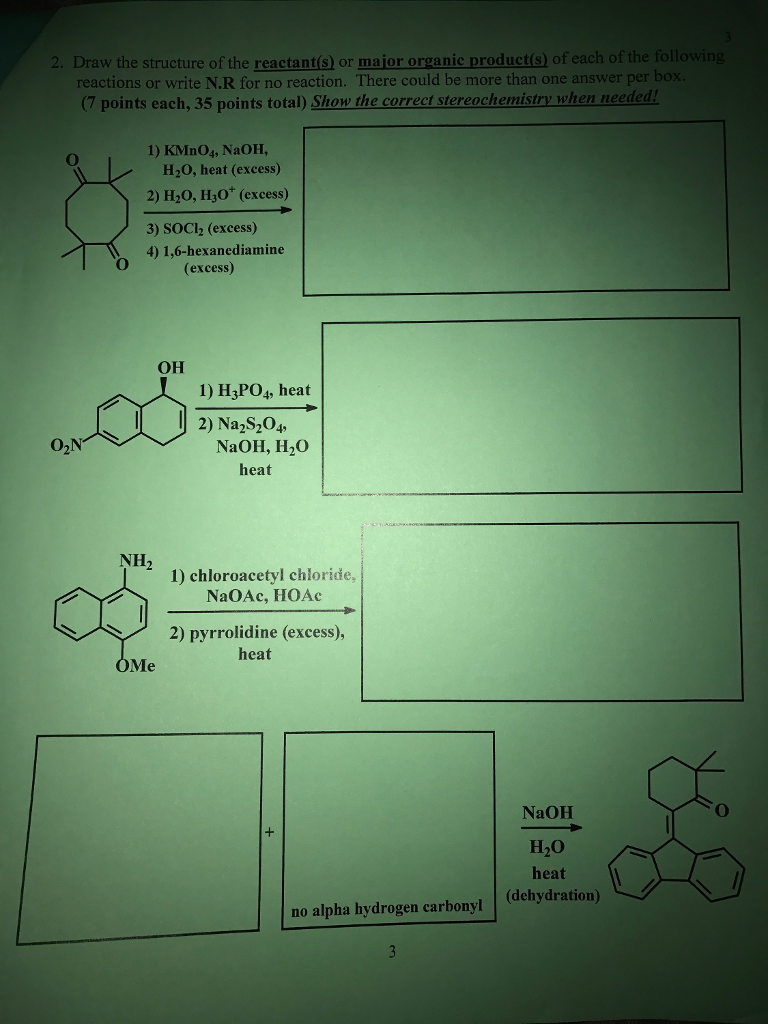 Solved Draw the structure of the reactant(s) or major | Chegg.com