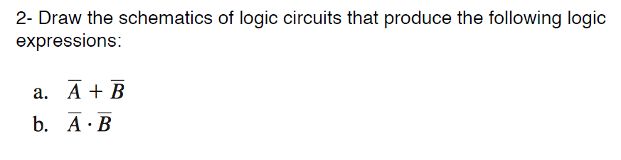 Solved Draw the schematics of logic circuits that produce | Chegg.com