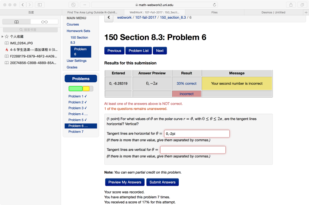 Solved math-webwork2.unl.edu 百度 Files Find The Area Lying | Chegg.com