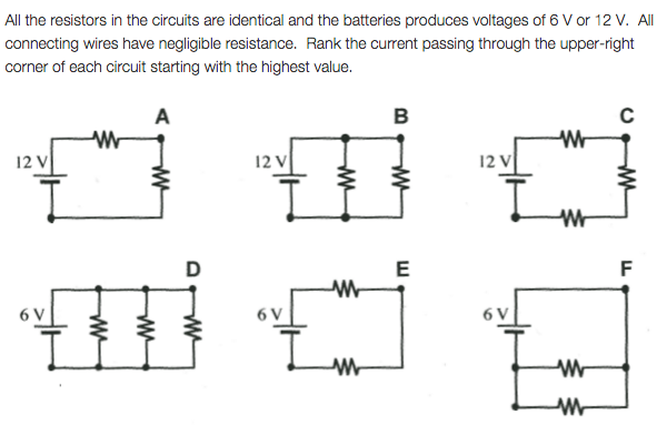 Solved All the resistors in the circuits are identical and | Chegg.com