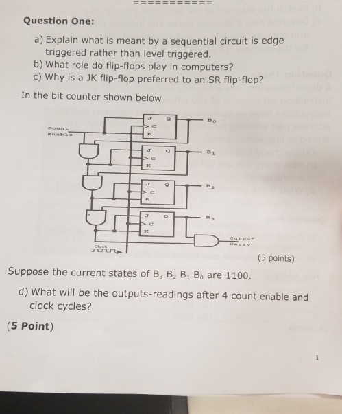 Solved Question One A Explain What Is Meant By A 