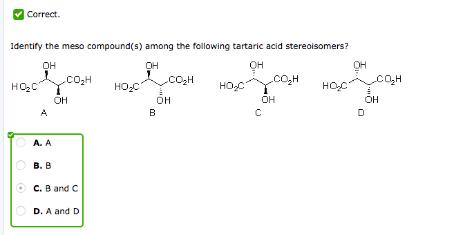 Solved Identify which compounds are meso compounds. These | Chegg.com