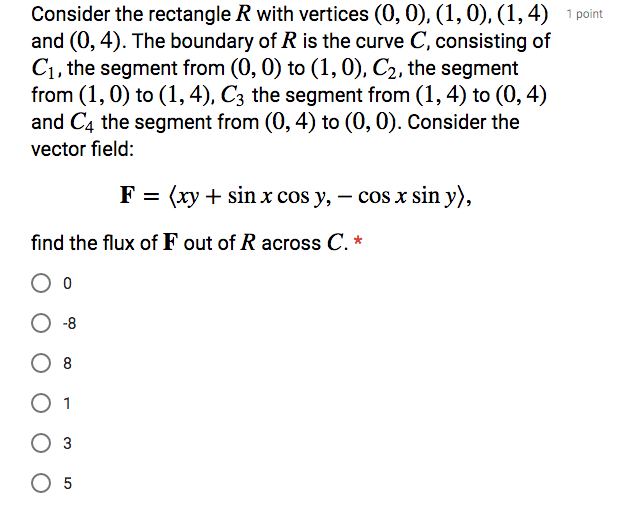 Solved Consider the rectangle R with vertices (0, 0), (1, | Chegg.com