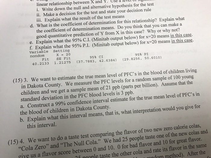 Solved We want to estimate the true mean level of PFC's in | Chegg.com