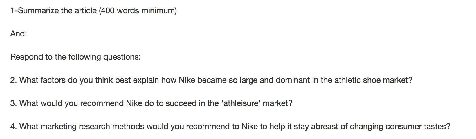 Solved 1-Summarize the article (400 words minimum) And: | Chegg.com